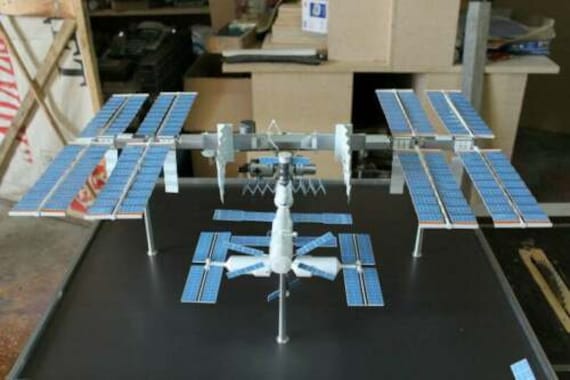 International Space Station Scale Model
