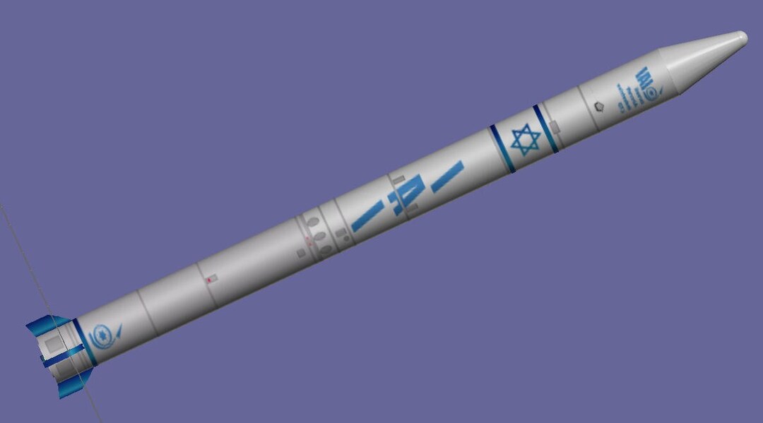 1:72 Scale Model of Israeli Shavit Rocket Made of Metal - Etsy