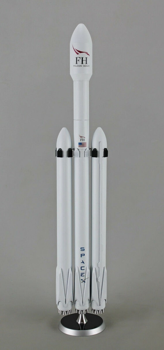 1:144 Scale Model Spacex Rocket Falcon Heavy Made of Metal - Etsy