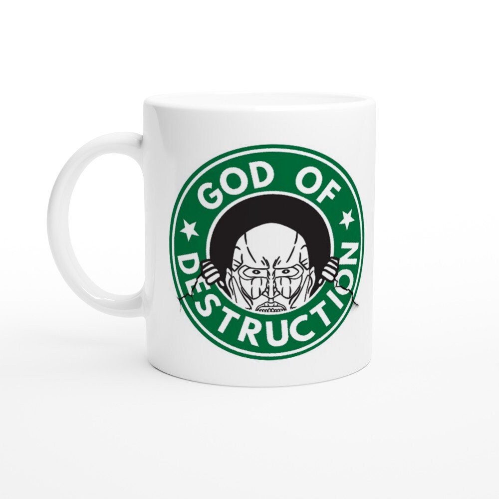 Colossal Titan Mug Starbucks // Attack on Titan Mug - Etsy