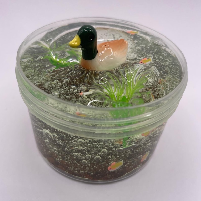 Duck Pond Clear Slime: Sensory ASMR Toy, Anxiety Relief - Etsy UK