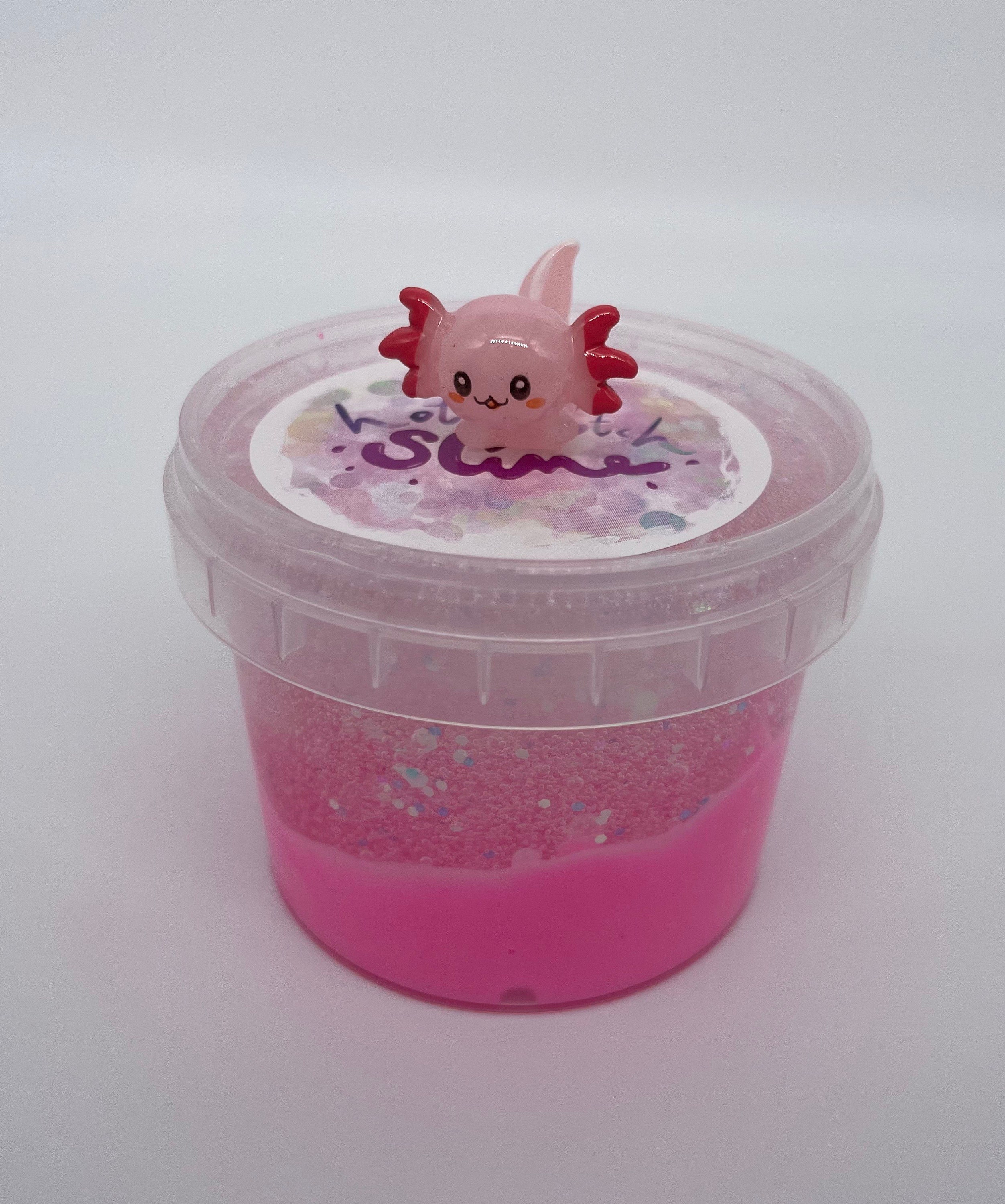Salamander Sparkle Jelly Cube Glossy Sparkly Handmade Slime Uk Sensory ...