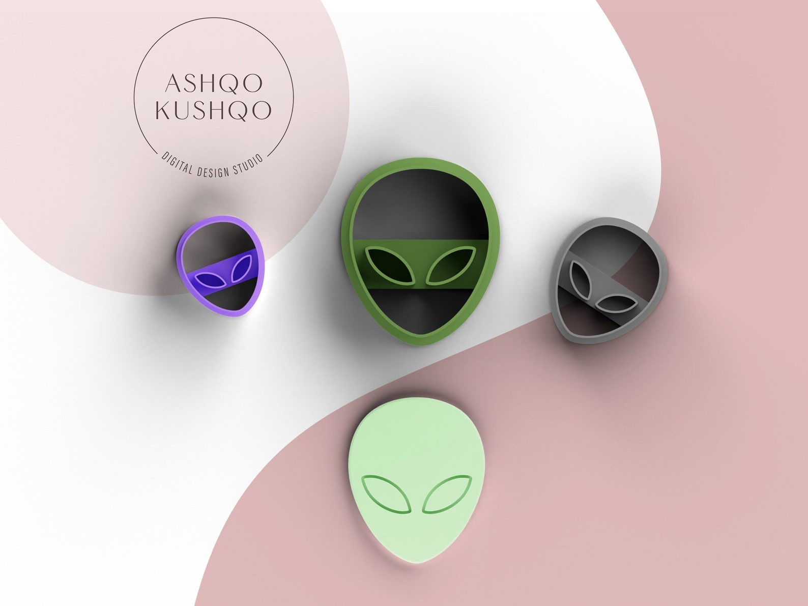 Alien Clay Cutter Spaceman Polymer Clay Jewellery Cutters - Etsy