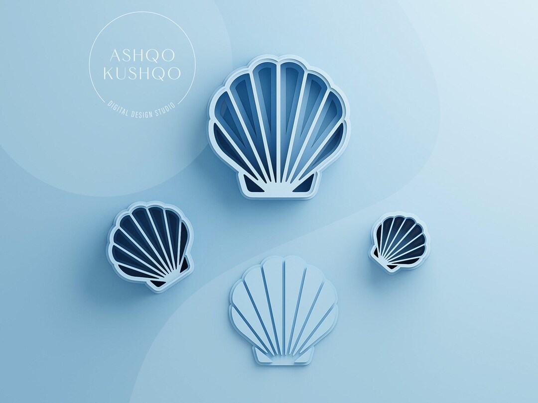 Shell Clay Cutter STL File - Polymer Clay - Create Intricate Clay ...