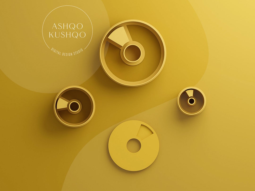 Disc Clay Cutter STL File - Polymer Clay - Create Intricate Clay ...