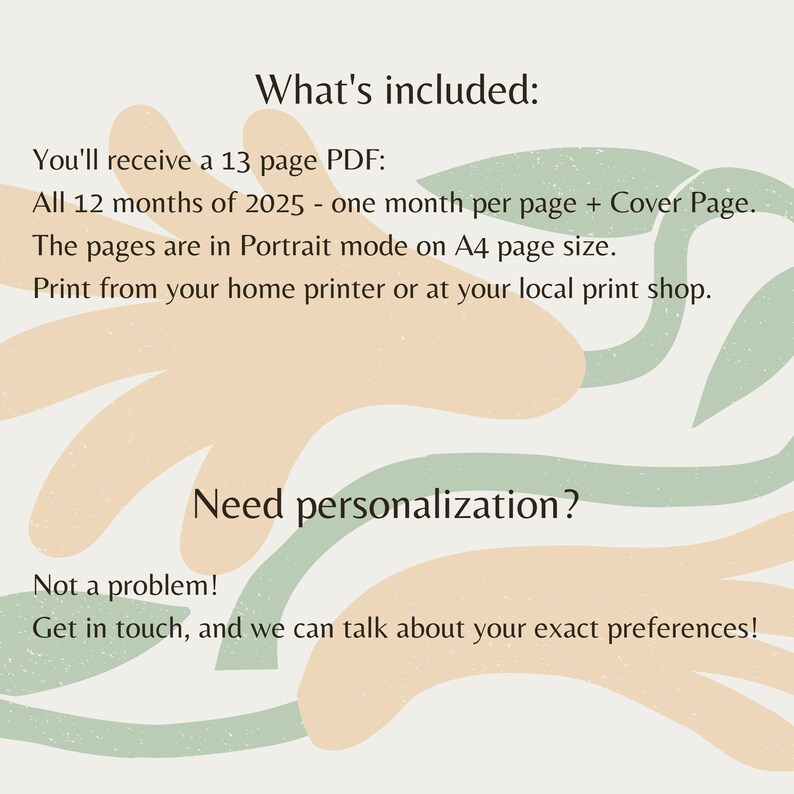 Academic Year Calendar 2025 Floral Matisse Design Wall Calendar ...