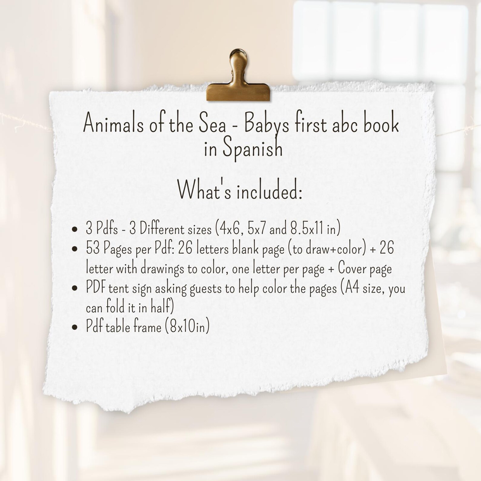 Babys First Abc Book in Spanish - El Primer Libro Del Abecedario Del ...