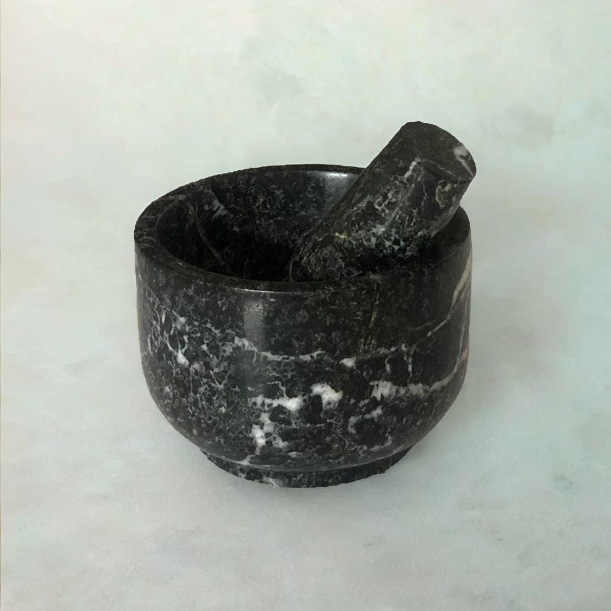 Onyx Mortar Pestle Set in Round Shape 4spice - Etsy