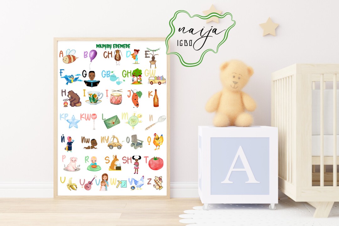 Igbo Alphabet Printable With Pictures | IGBO ABC | Nigerian Alphabet ...