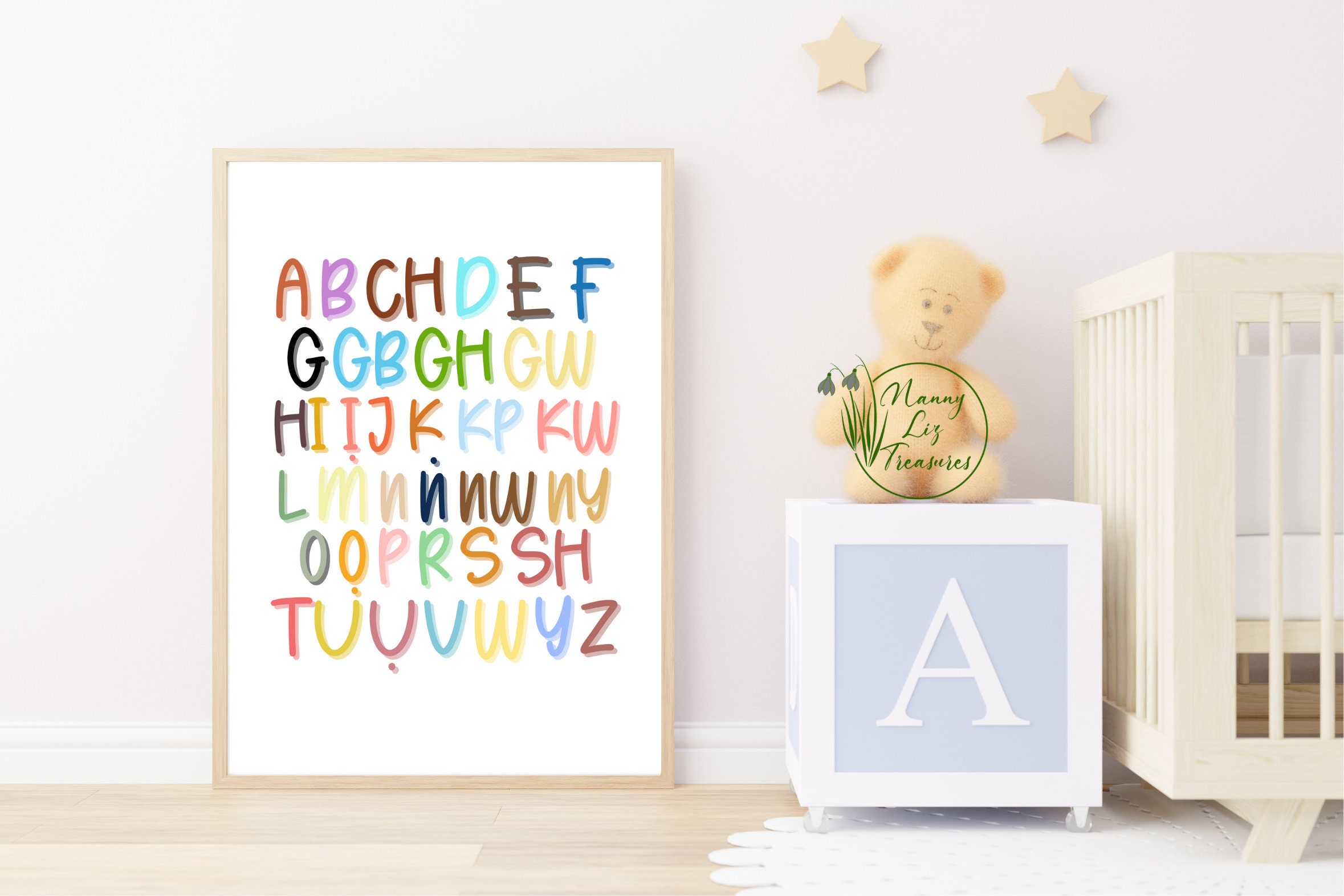 Igbo Alphabet Print Colourful Alphabet Chart ABC Poster - Etsy