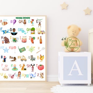 Igbo Alphabet Printable With Pictures IGBO ABC Nigerian - Etsy