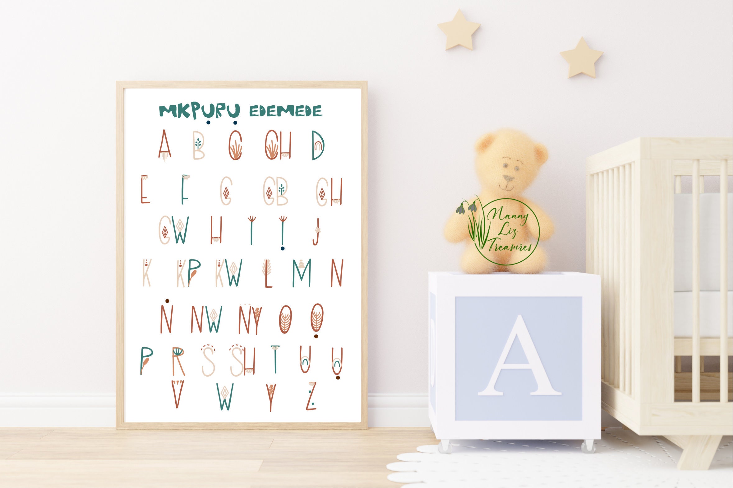 Igbo Alphabet Igbo BOHO Alphabet African Alphabet Igbo | Etsy