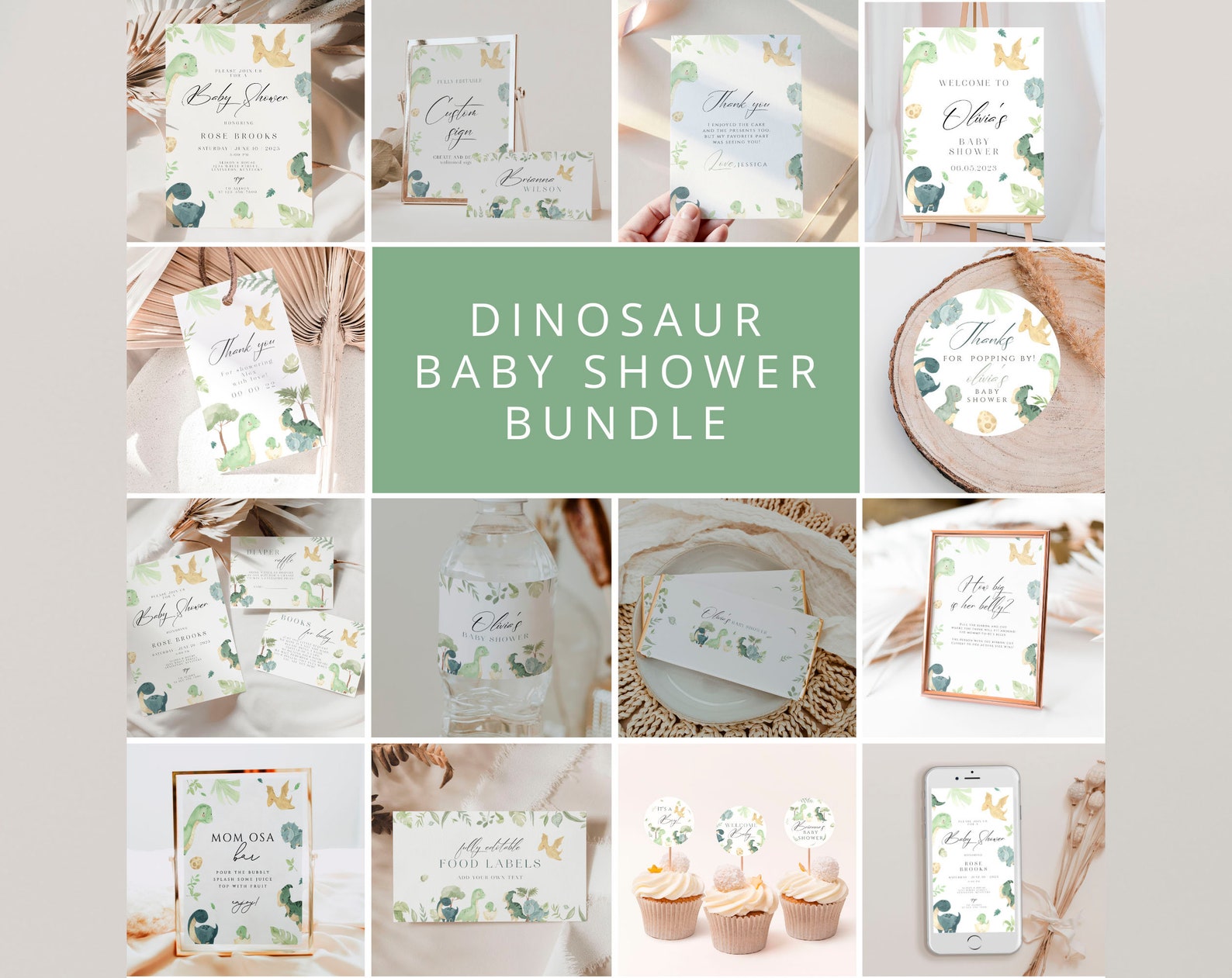 Dinosaur Baby Shower Welcome Sign, Dino Baby Shower Welcome Sign, Boy ...