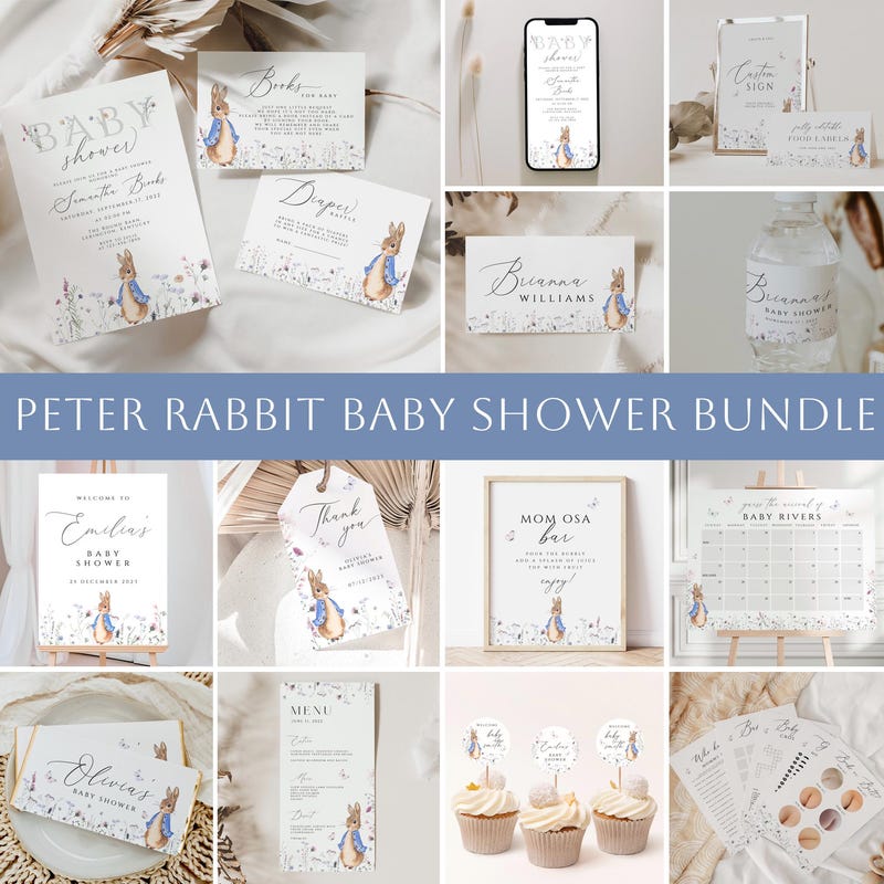 Peter Rabbit Clipart - Etsy