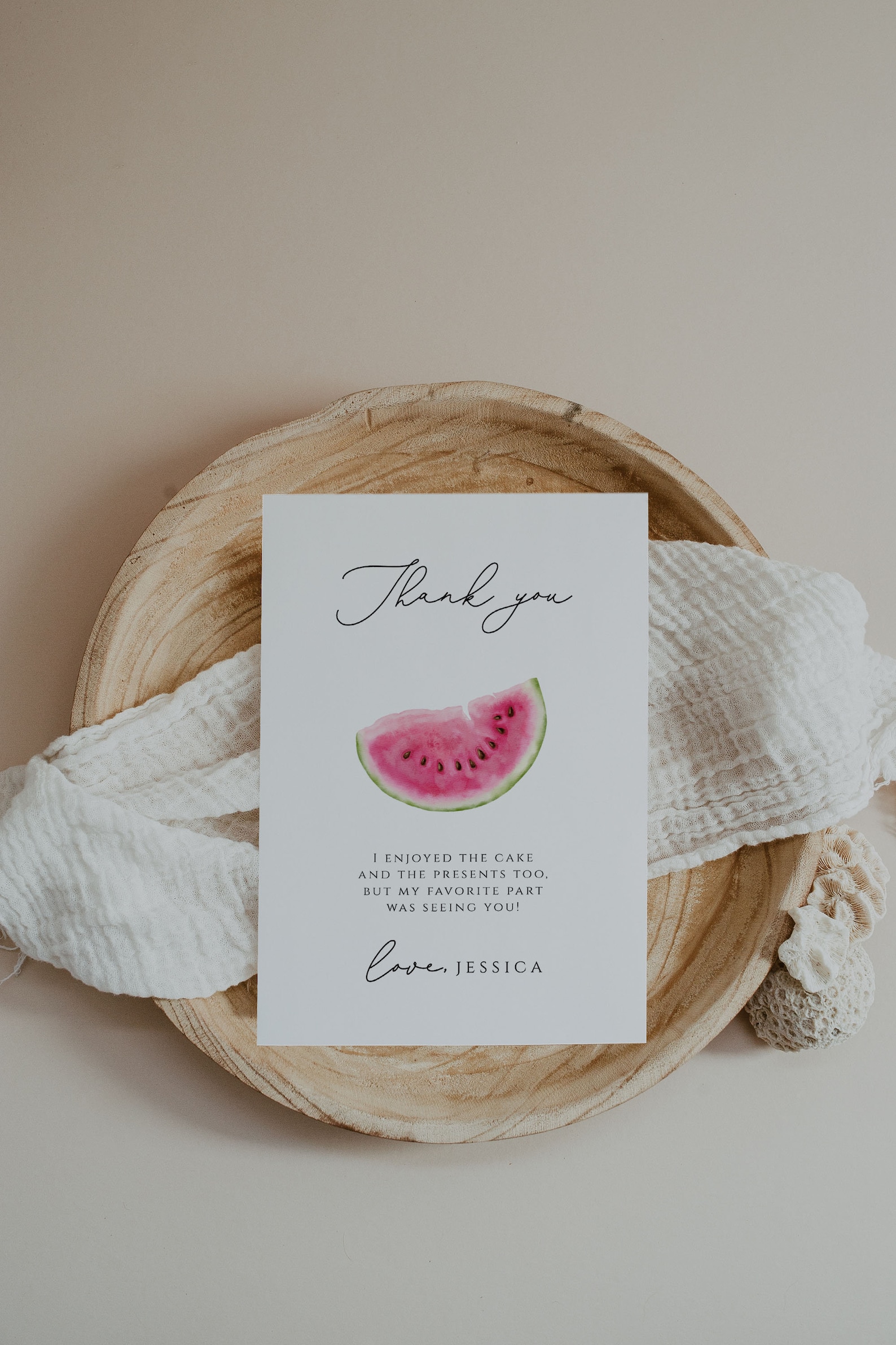 Watermelon Baby Shower Invitation Bundle A Berry Sweet Baby - Etsy