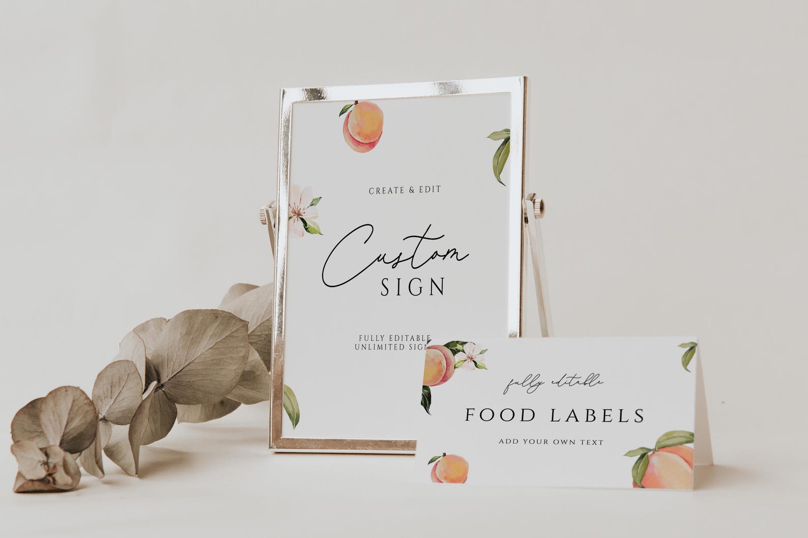 Peach Baby Shower Sign, Welcome Sign Baby Shower, Little Peach is on ...