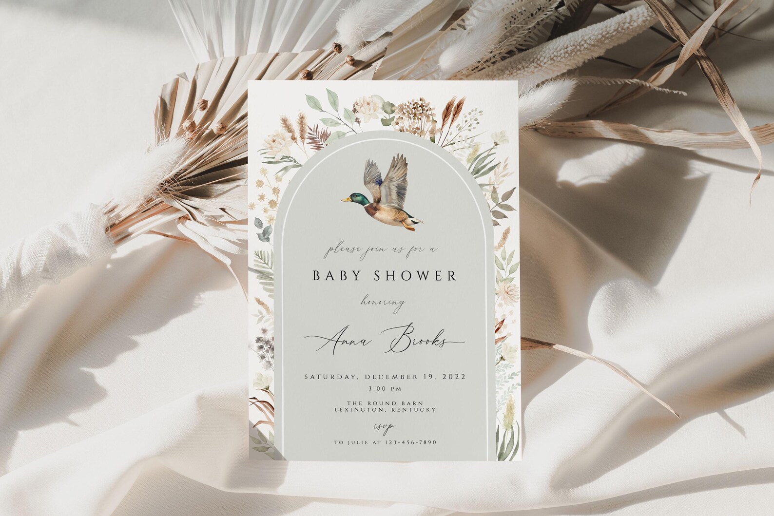 Mallard Duck Baby Shower Welcome Sign, Duck Hunting Arch Welcome Sign ...