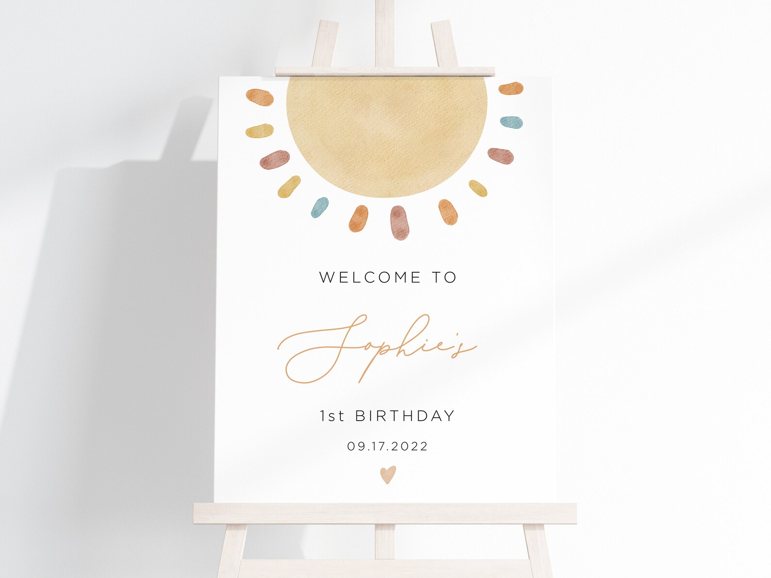 Sunshine Welcome Sign, Boho Sunshine Birthday Welcome Sign, Sunshine ...