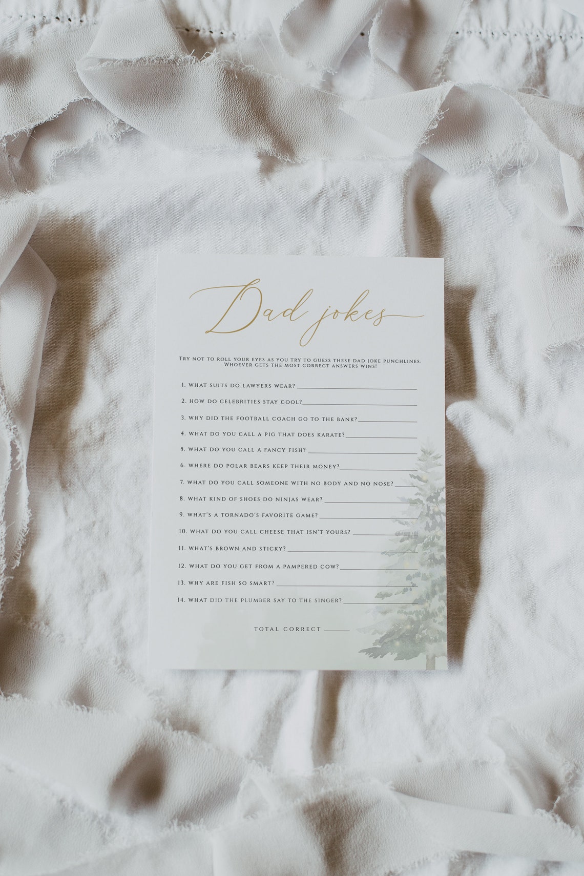 Dad Jokes Baby Shower Game Funny Jokes and Riddles Dad Jokes - Etsy