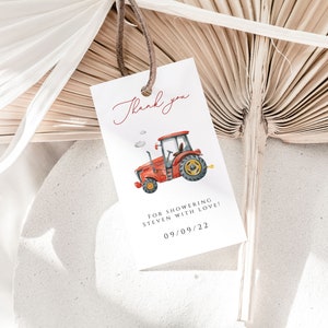 Tractor Welcome Sign, Farm Tractor Theme Birthday Welcome Sign Poster ...