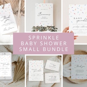 Baby Sprinkle Electronic Invitation Evite, Editable Confetti Baby ...