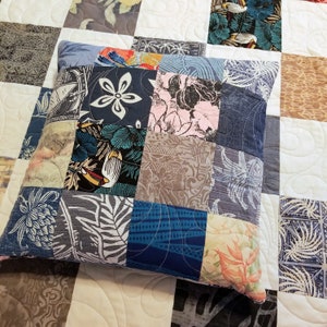 MEMORY QUILT Made From Loved Ones Clothing - Etsy