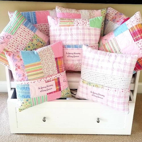 Heart Shaped Memory Pillow Made From a Loved Ones Shirt - Etsy