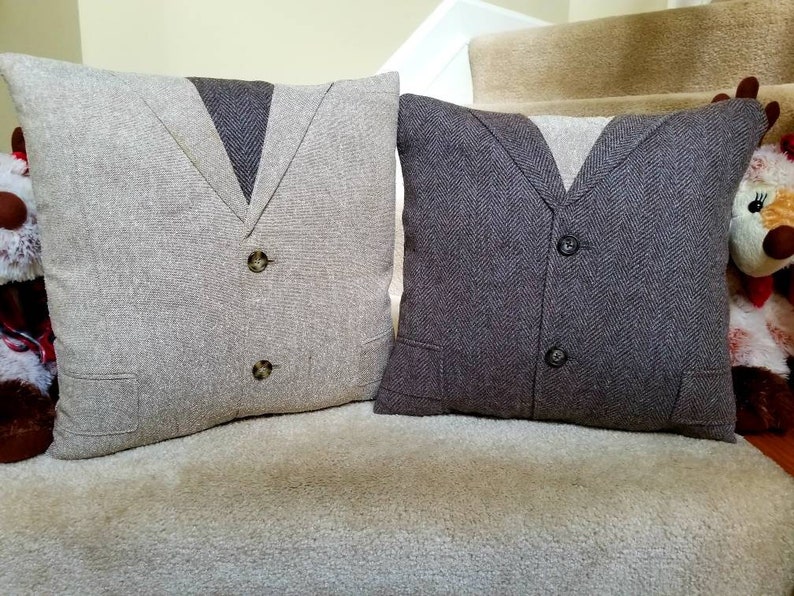 MEMORY PILLOW Made From Loved Ones Clothing - Etsy