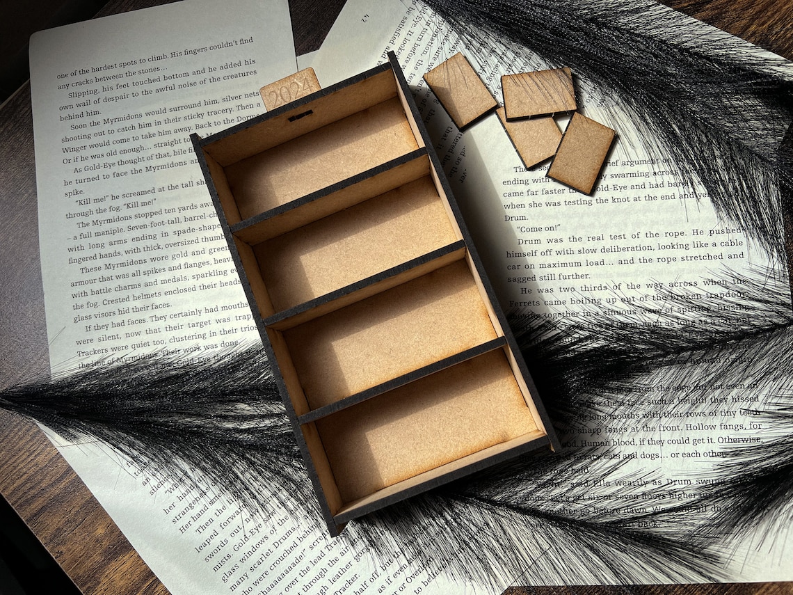 DIY Mini Bookshelf Kit With 30 Mini Book Blanks Bookish Booktok - Etsy