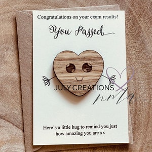 Exam Pocket Hug, Congratulations, GCSE Pass, A Level Pass, You've ...