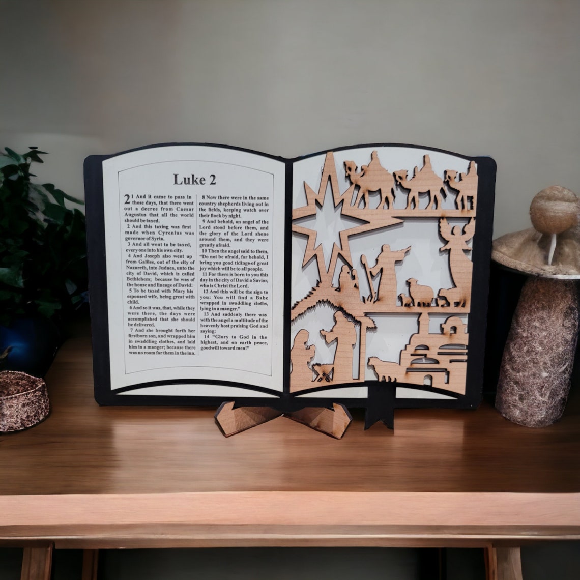 Nativity Book Scene - Etsy