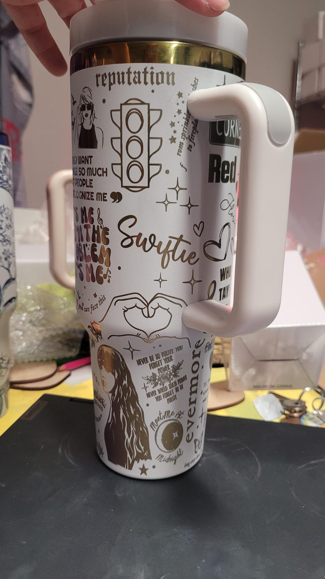 Taylor Swift TPD Tortured Poets 40 Oz Engraved Tumbler - Etsy
