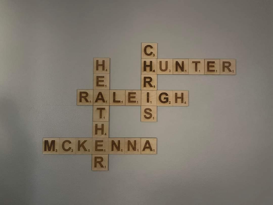Family Name Scrabble Wall Tiles - Etsy