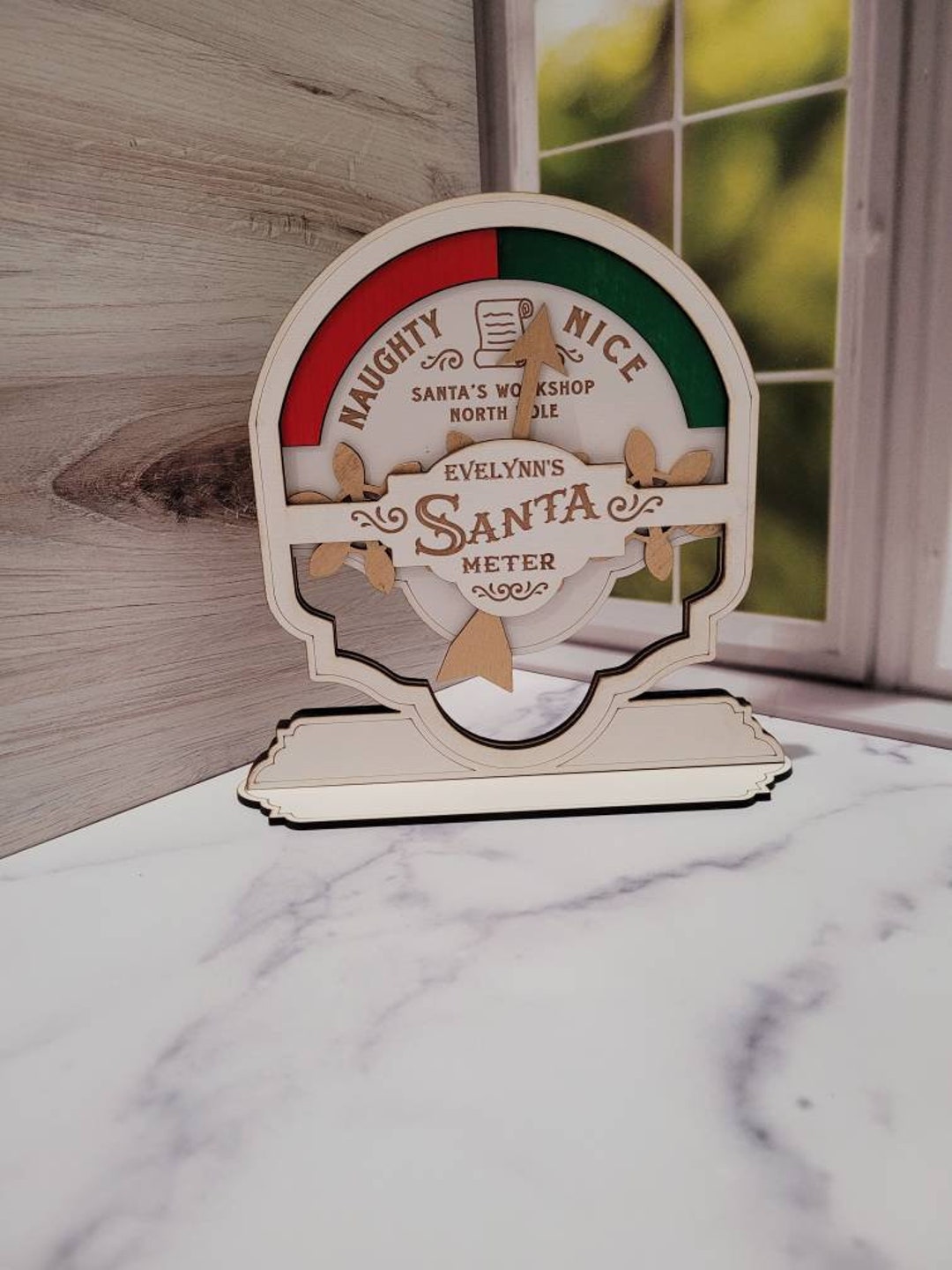 Table Top Santa Meter - Etsy