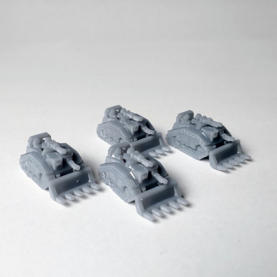 6mm Krieg Light Artillery Tractors x4 - Etsy