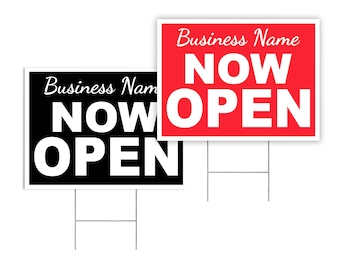 Two Sided Open Sign - Etsy