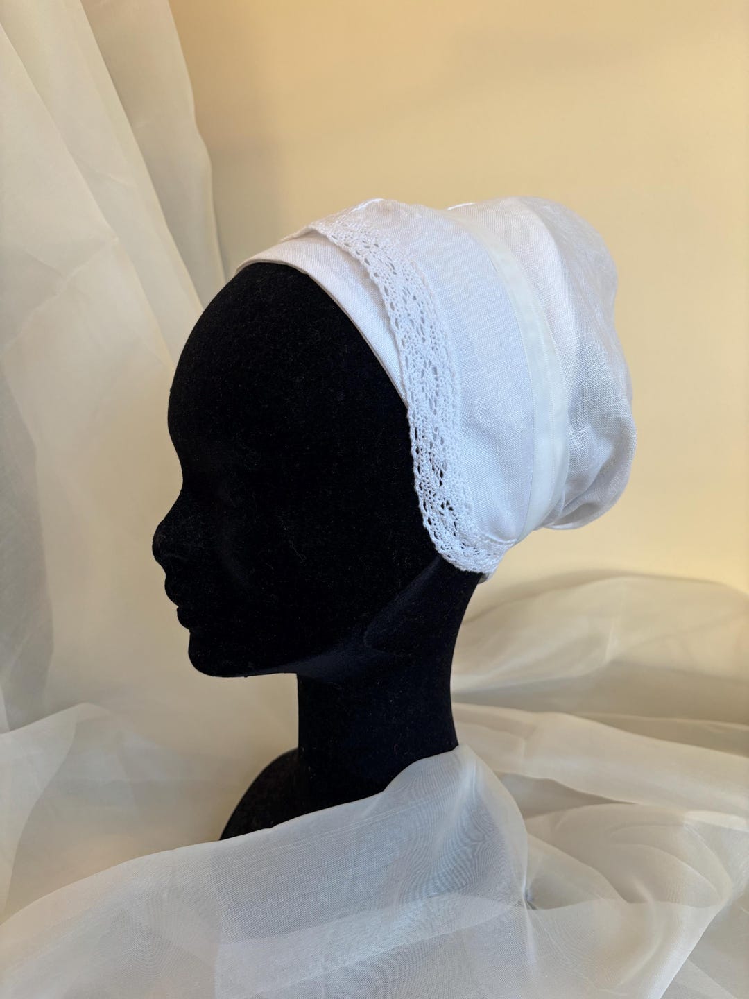 Linen Renaissance Bonnet, Historical Renaissance Coif, 16th Century ...