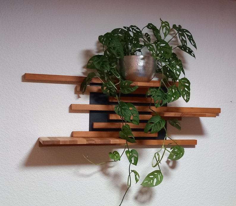 Living Room Shelf, the Flexible System. With Square Beech Plywood Plug ...