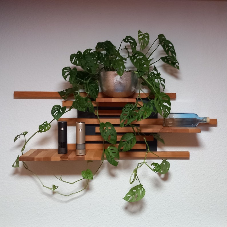 Living Room Shelf, the Flexible System. With Square Beech Plywood Plug ...