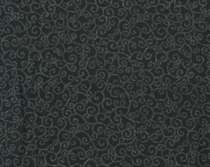Black Scroll - Keepsake Calico- Cotton Quilting Fabric- by the Yard ...