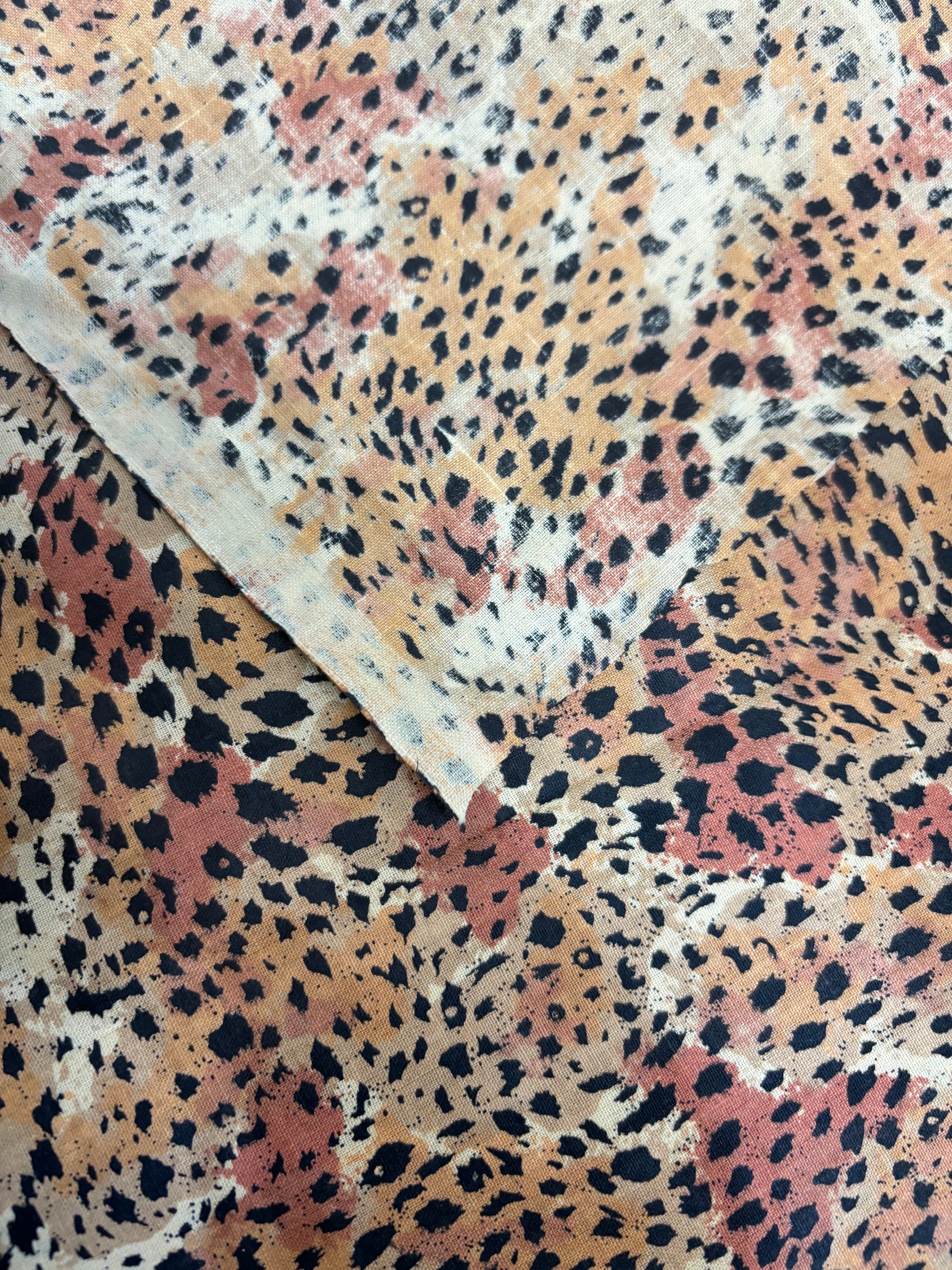 Cheetah Print Cotton Quilting Fabric by the Yard Animal Print, Cheetahs ...