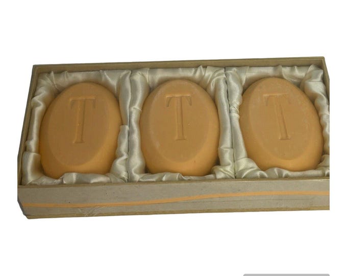 Monogrammed T Soap Set Vintage (3 Bars, New Sealed) - Etsy