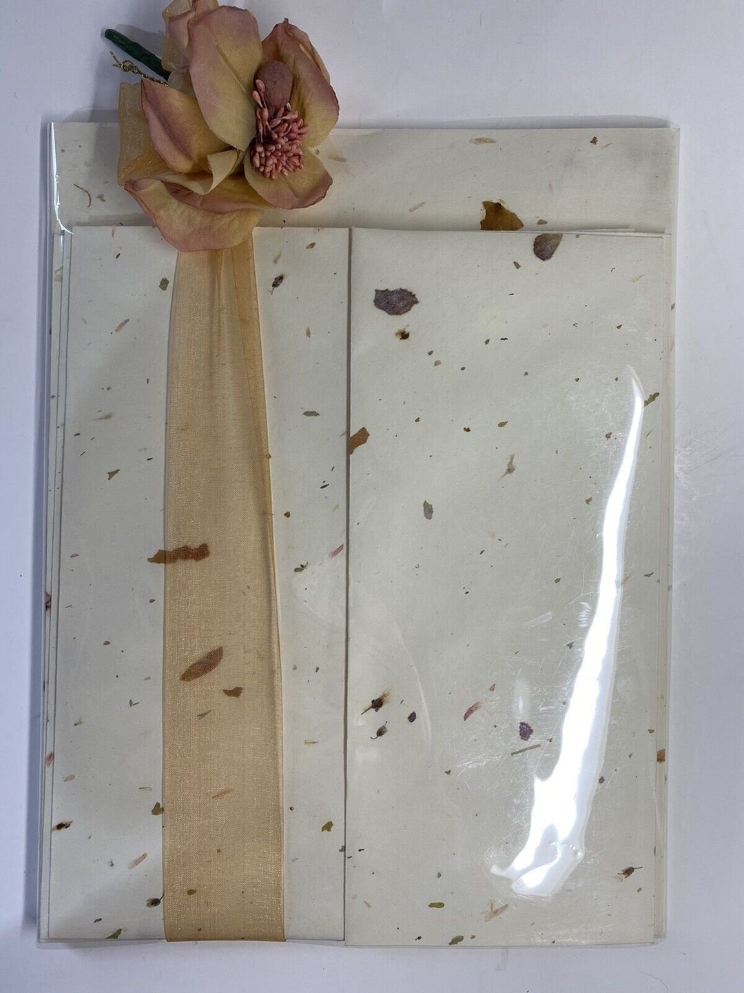 Pressed Dried Flower Paper and Envelopes Stationery Crafting ...