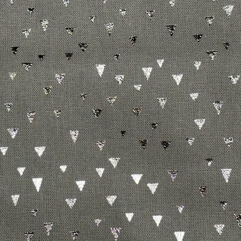 Gray Geometric Fabric - Etsy