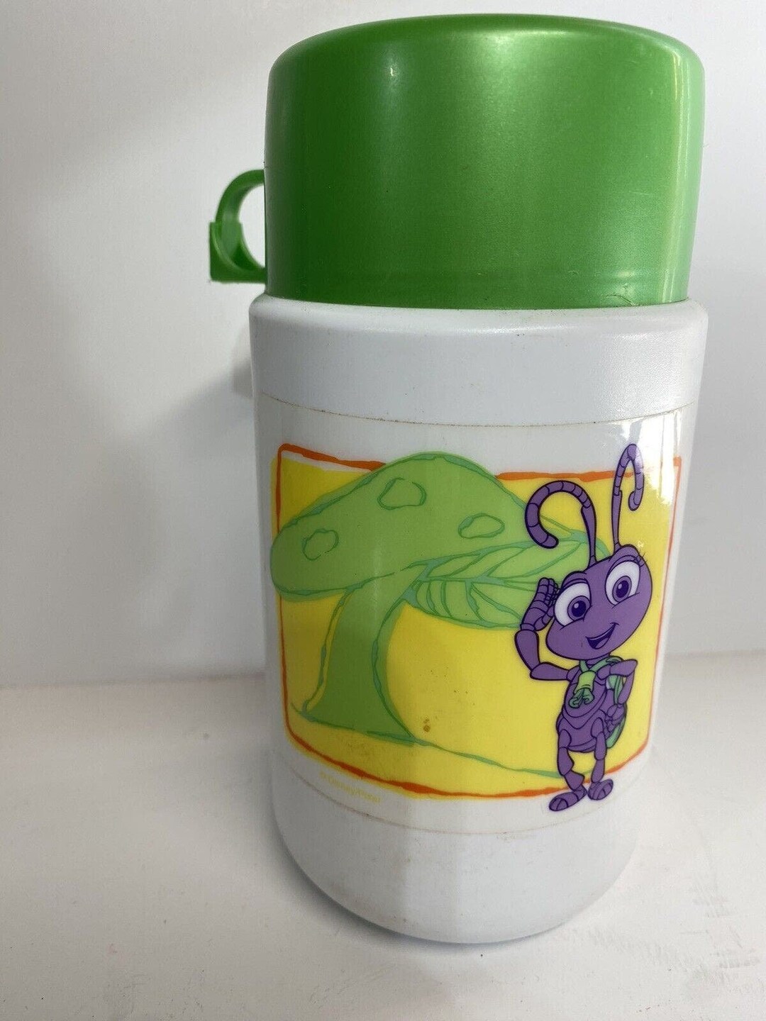 Vintage Cartoon Disney Pixar Collectible Aladdin Thermos A Bug's Life ...