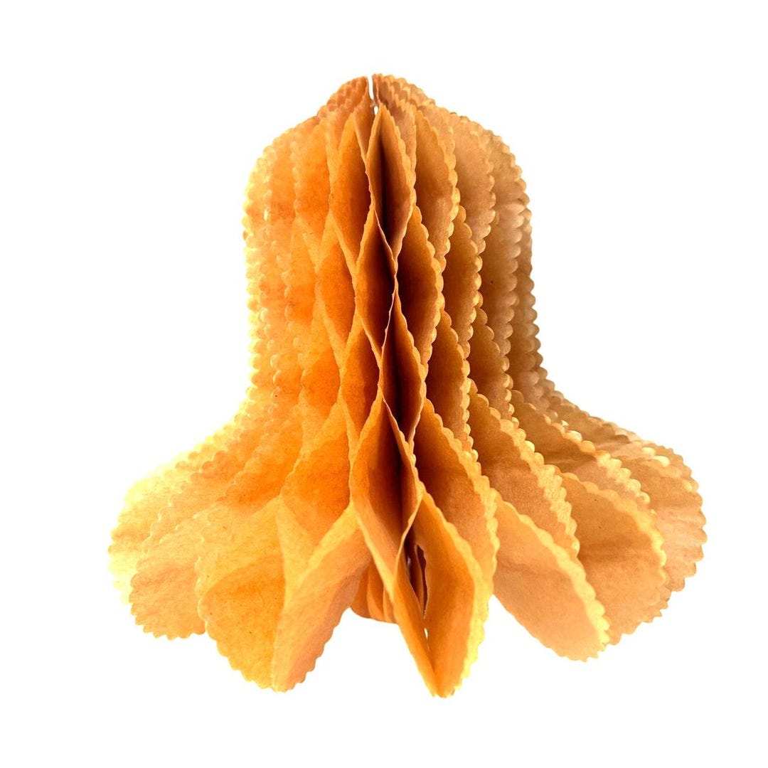 Vintage Honeycomb Crepe Paper Christmas Bells Set of 3 Gold 6" - Etsy