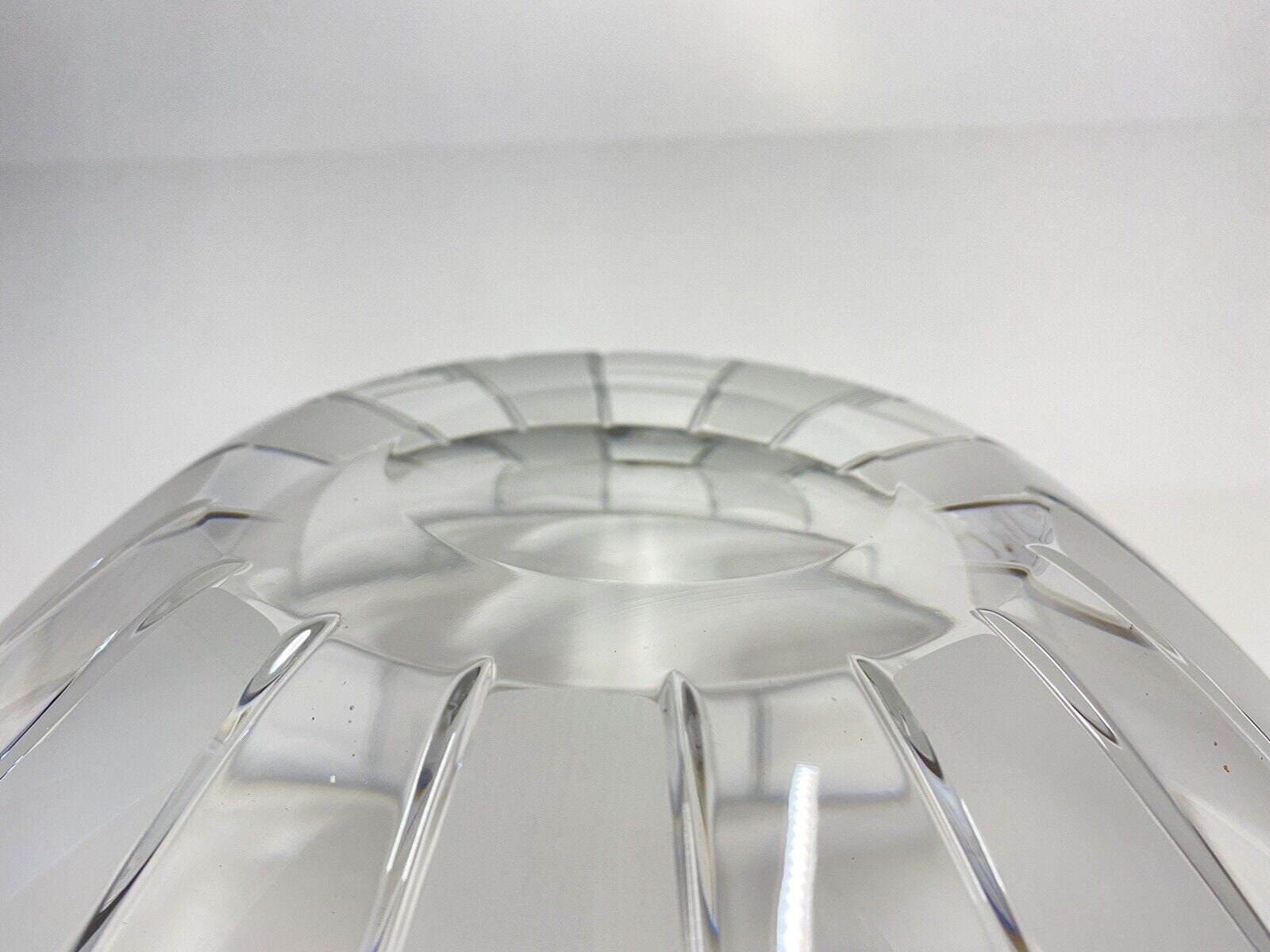 Karl Anton Hand Cut Glass Bowl Czech Republic Glass 24% Lead Crystal ...