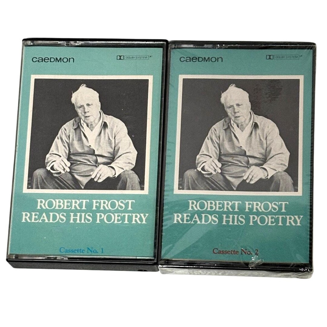 Robert Frost Reads His Poetry Cassette Tapes Set No 1 & 2 Rare One ...