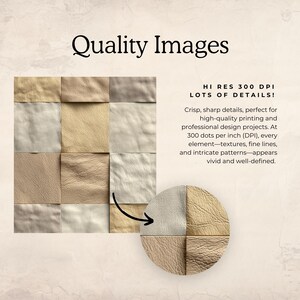 Neutral Leather Texture, Scrappy Papers, Junk Journal Cover, Natural ...