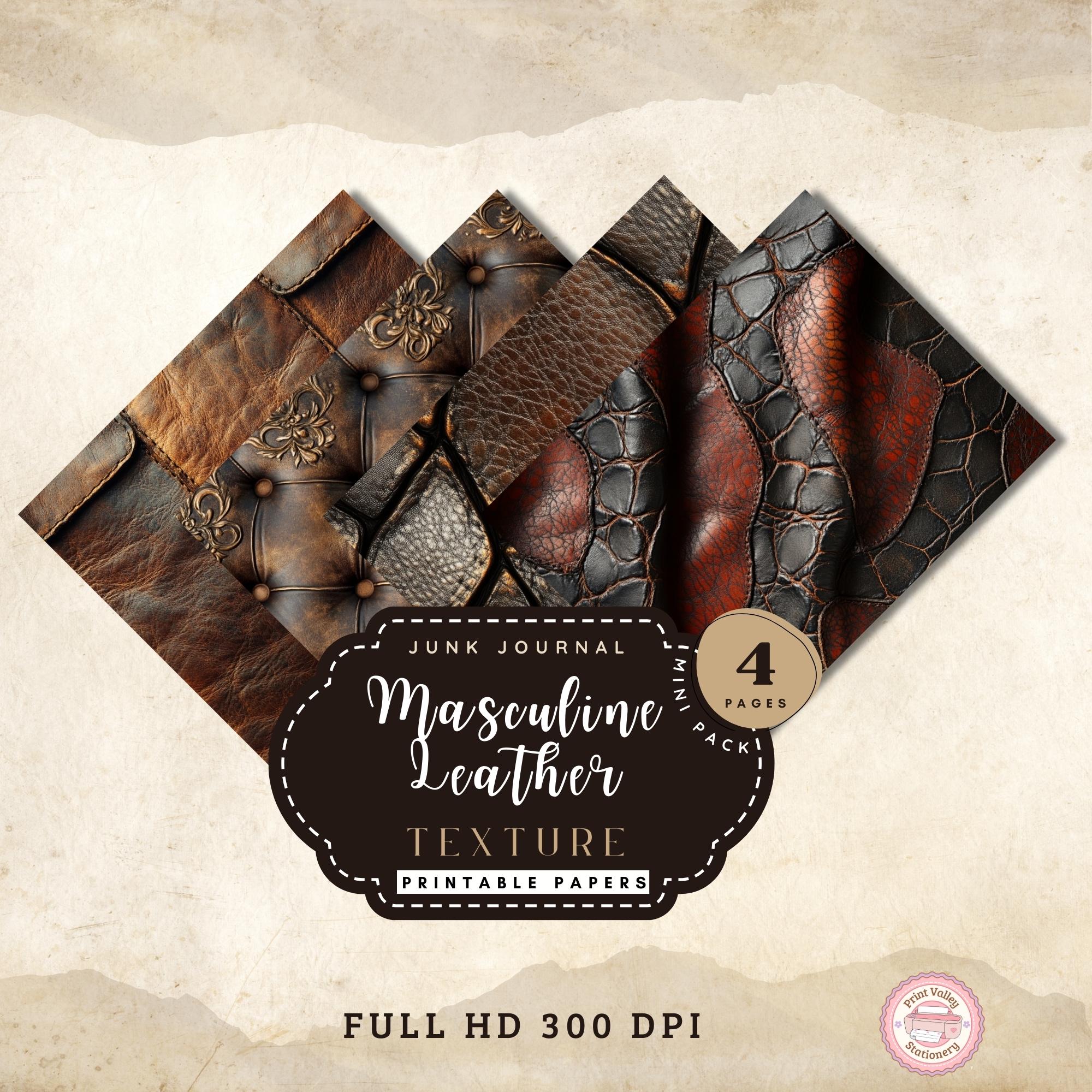 Set of 4 Digital Jpgs 11X8.5, Old Book Covers for Junk Journals, Brown ...